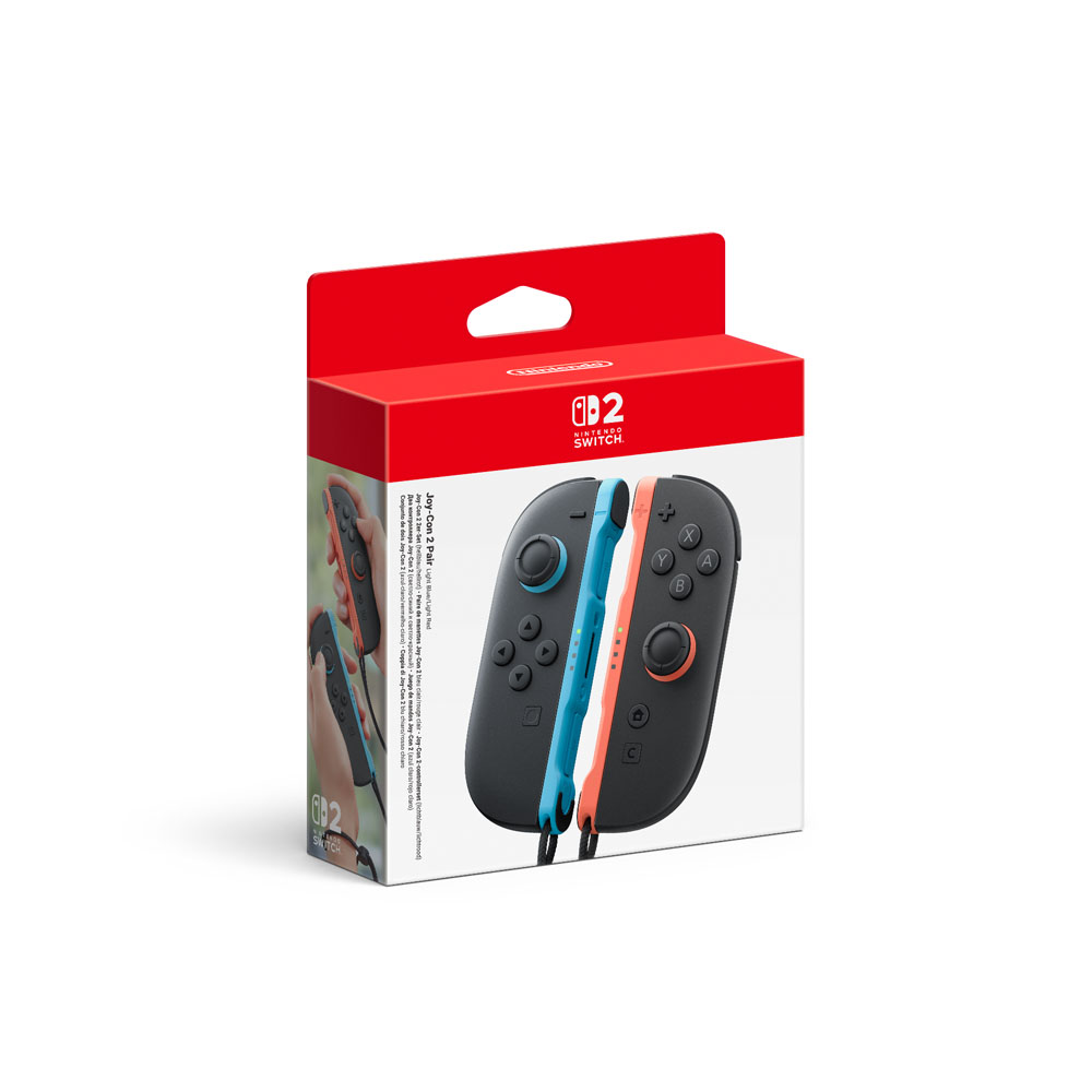 Nintendo Switch 2 Joy-Con 2 Controllers Light Blue/Red – Sydney Retro